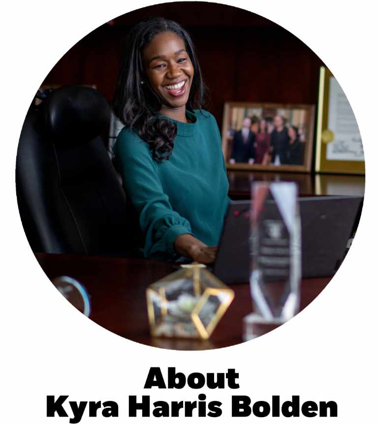 Supreme relationship builder - Kyra Harris Bolden takes strong work ...